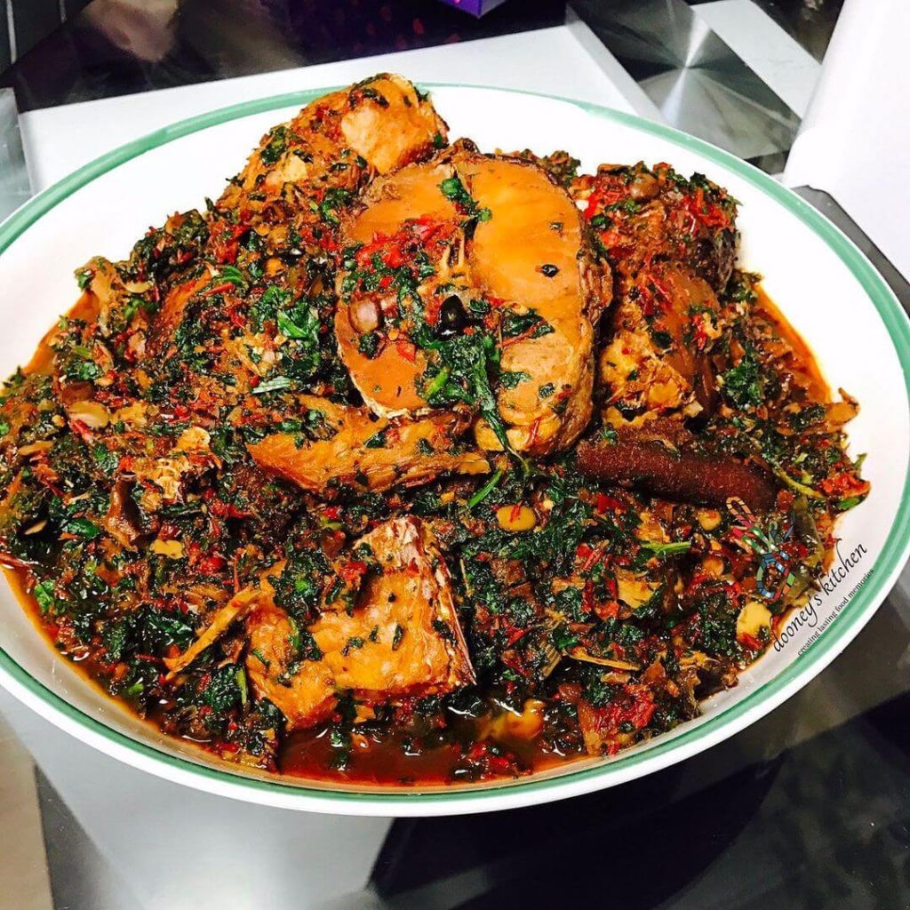 Only Fish & Seafood Efo Riro - Dooney's Kitchen